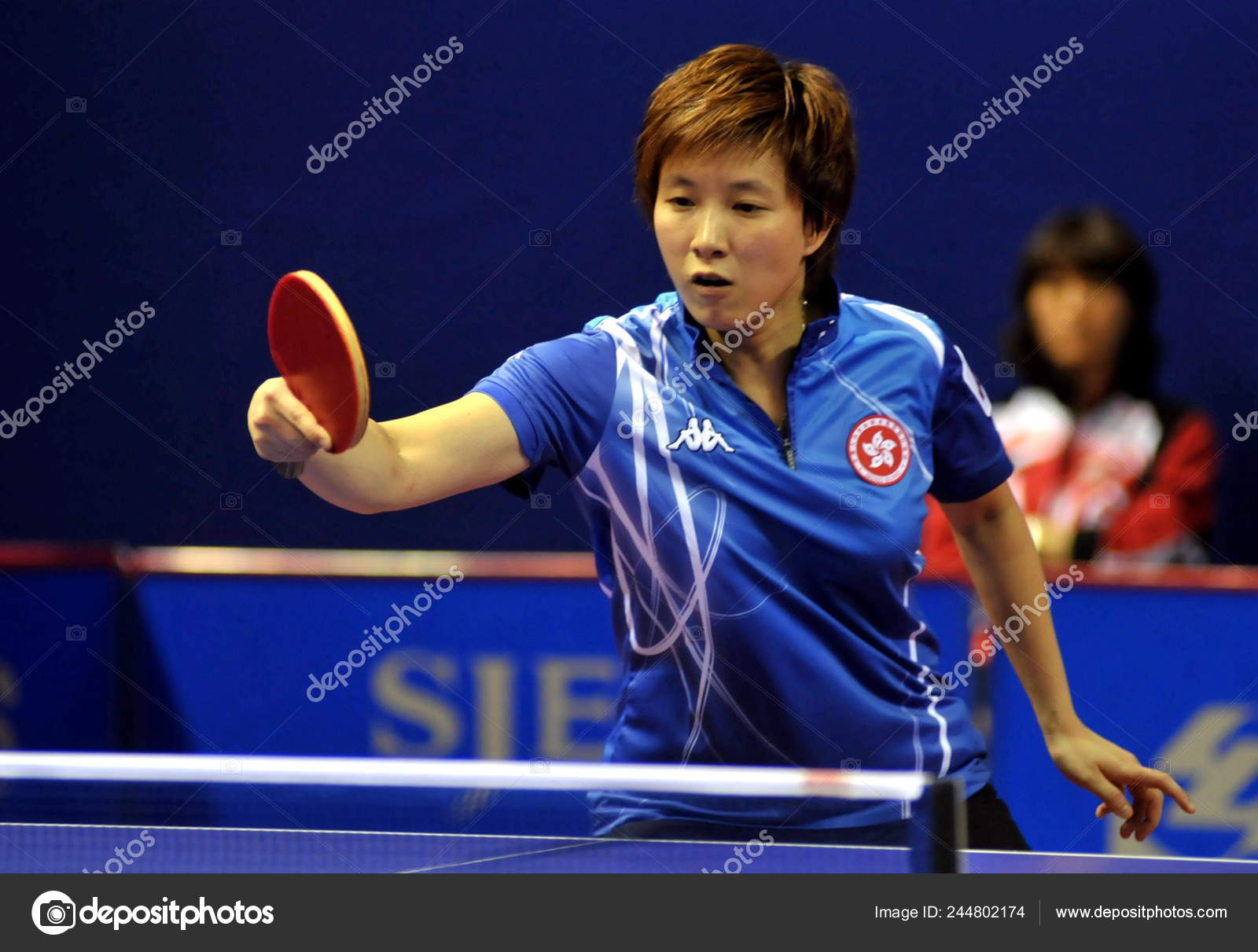 Lin Ling Hong Kong Competes Kang Soon South Korea First — Stock ...