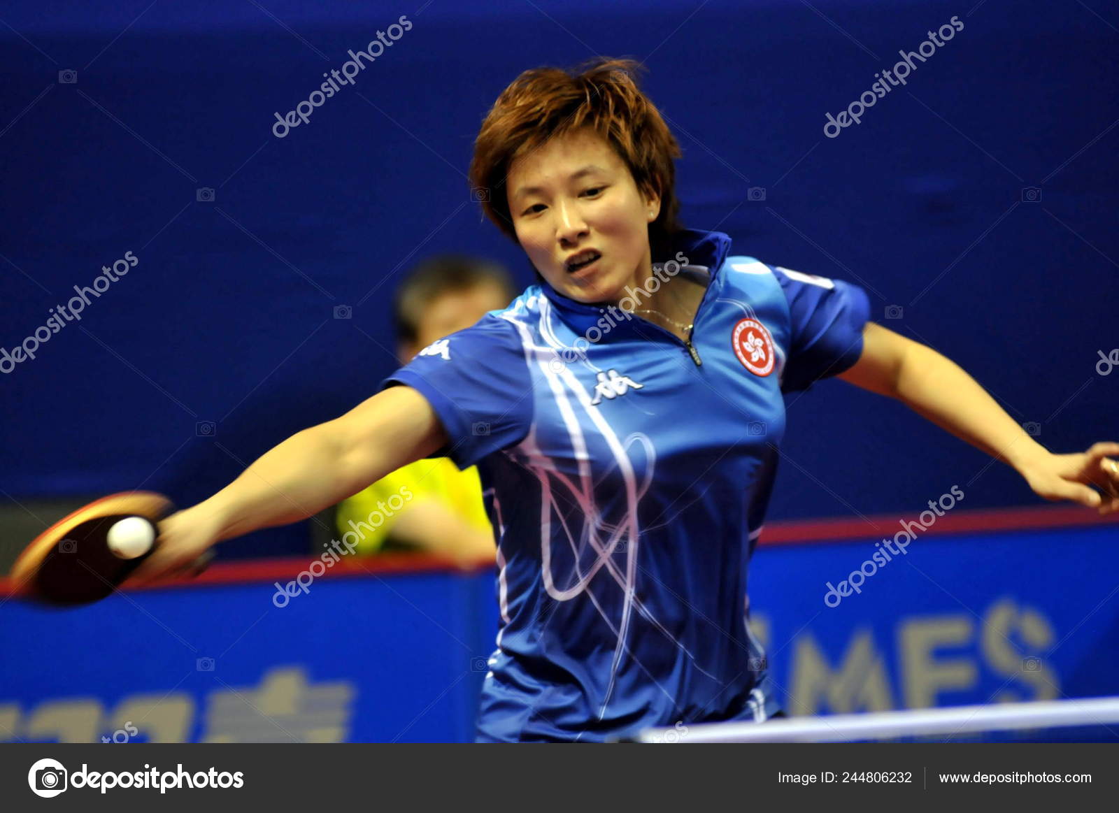 Lin Ling Hong Kong Competes Kang Soon South Korea First – Stock ...