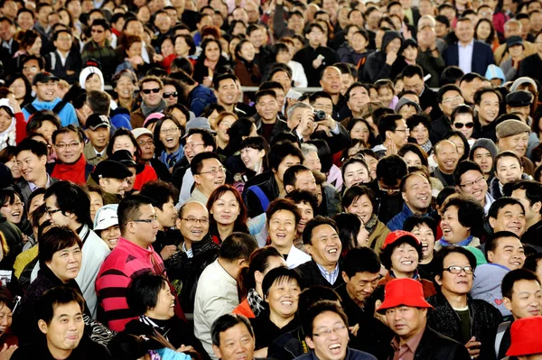 Crowd Of Chinese People