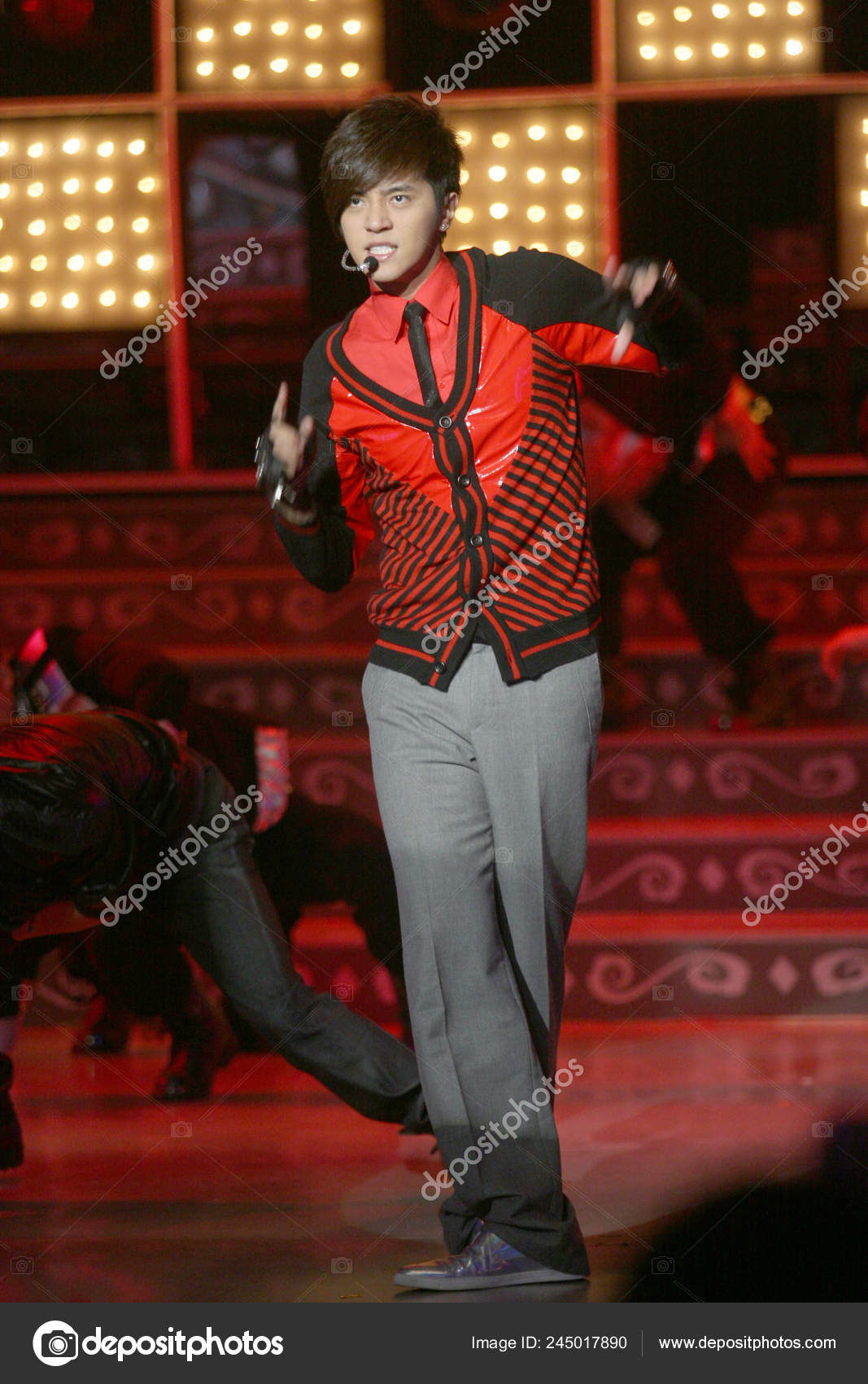 Taiwanese Singer Show Luo Performs Program Shanghai China January 2009 ...