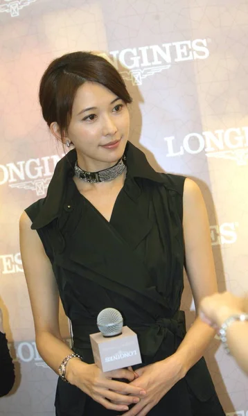 Taiwanese Model Actress Lin Chi Ling Poses Promotional Event Longines ...