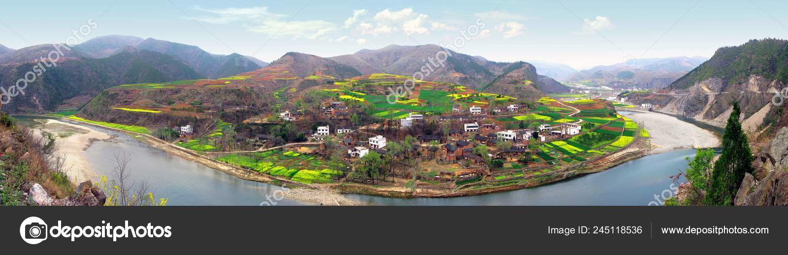 View Xichuan County Thousands People Evicted Homes Make Way Reservoir ...