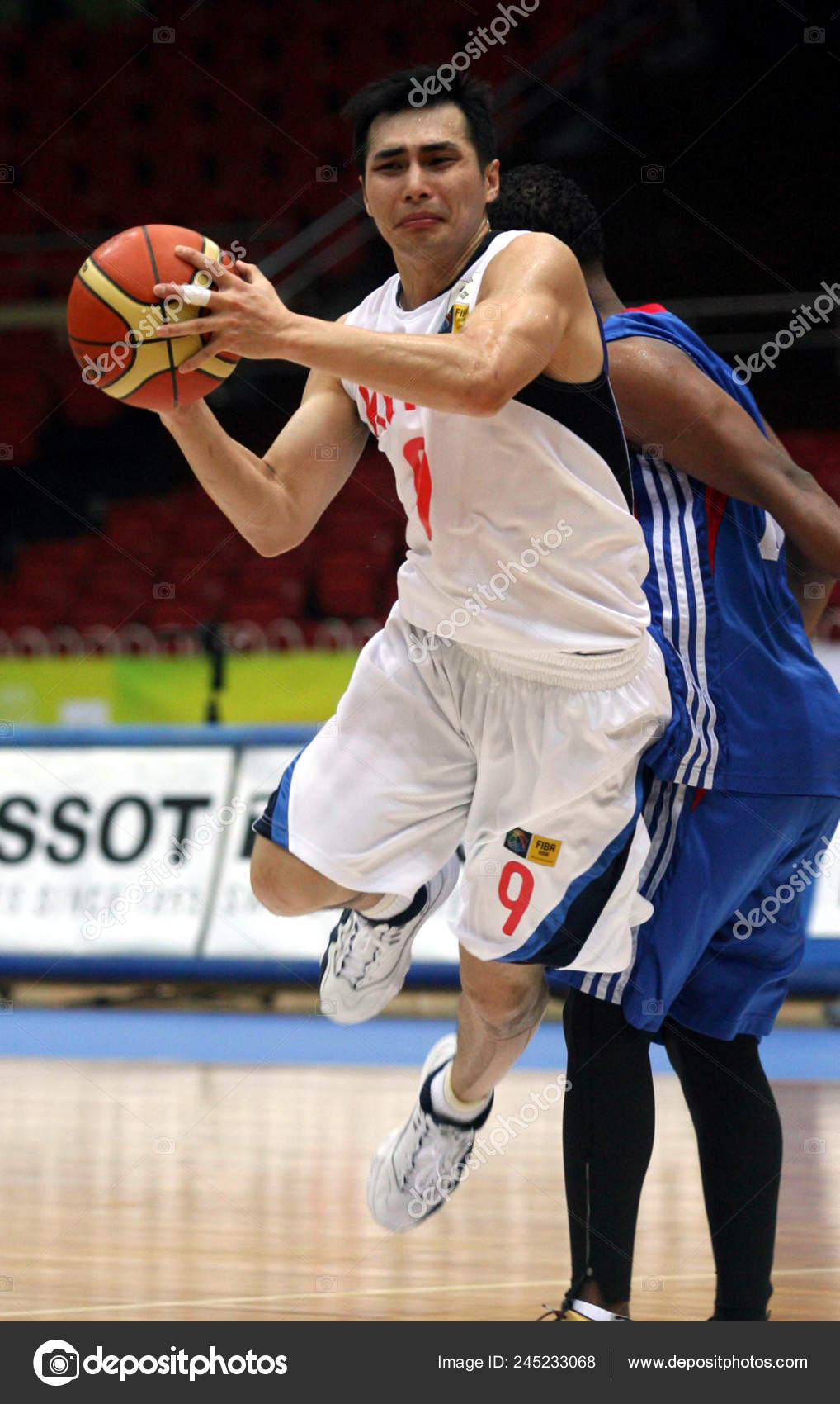 Joo Hee Jung South Korea Front Breaks Player Kuwait Match – Stock ...