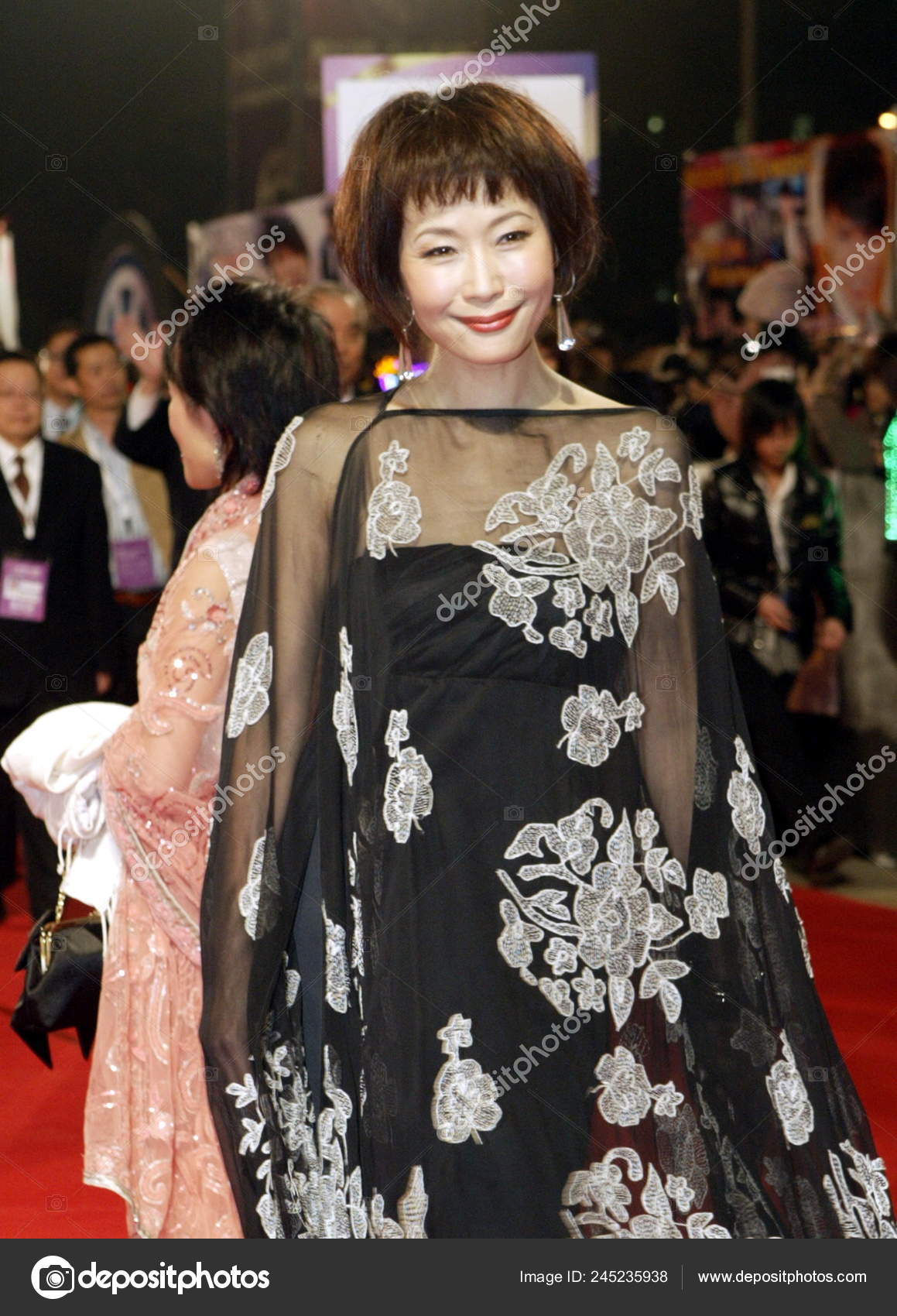 Hong Kong Actress Cecilia Yip Seen Red Carpet Ceremony 53Rd — Stock ...