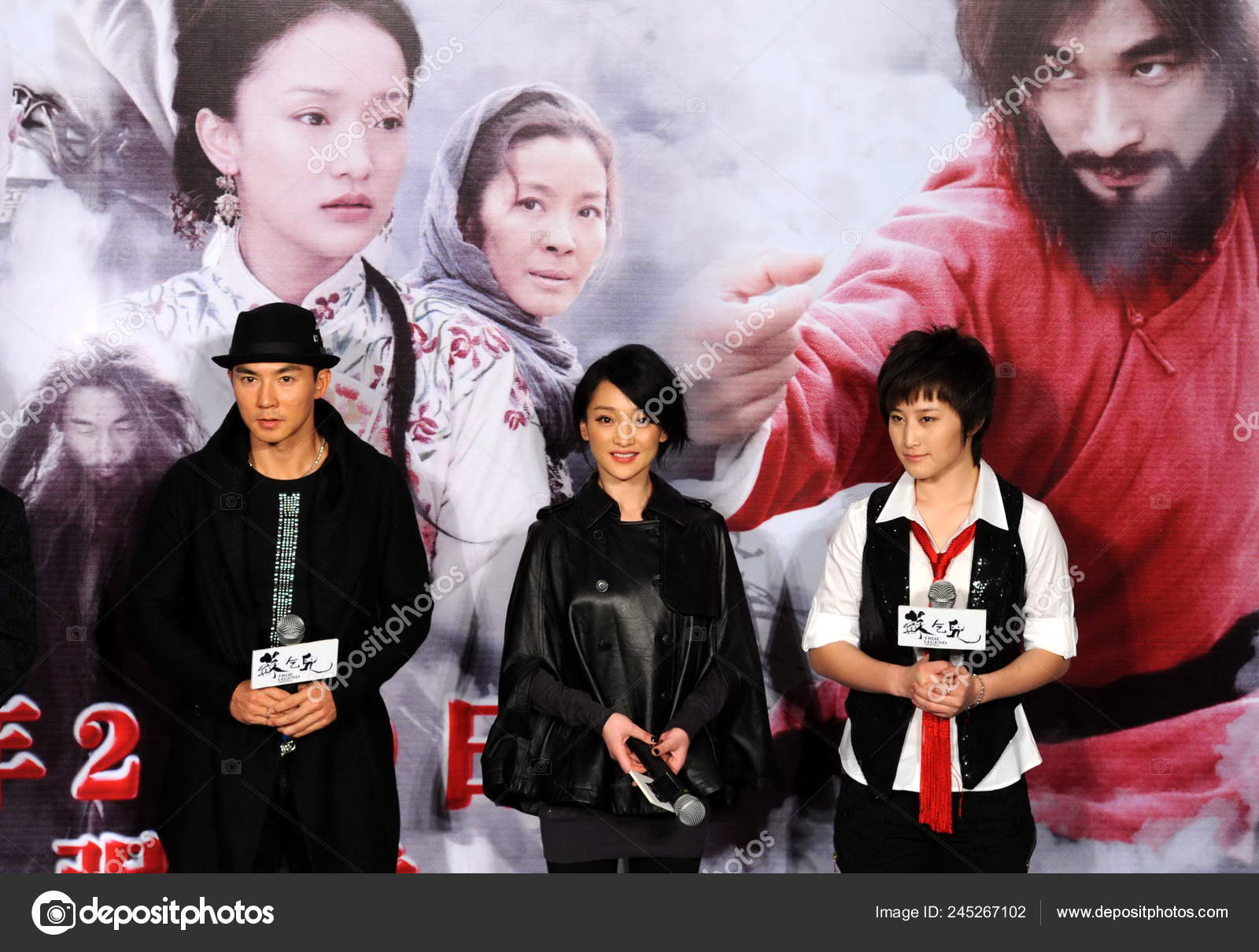 Left Taiwanese Singer Actor Liu Chinese Actresses Zhou Xun Jiang ...