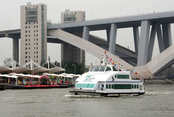Ferry Expo Shanghai 2010 Seen Sailing Huangpu River Trial Run – Stock ...