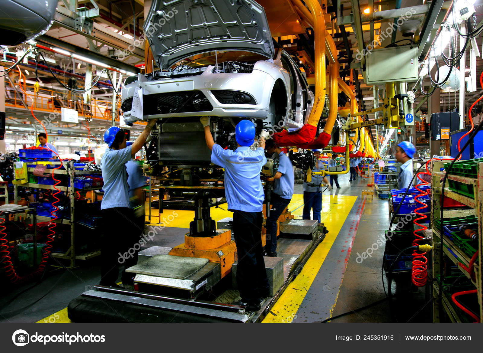 Car Assembly Line Workers Car Assembly Line Workers