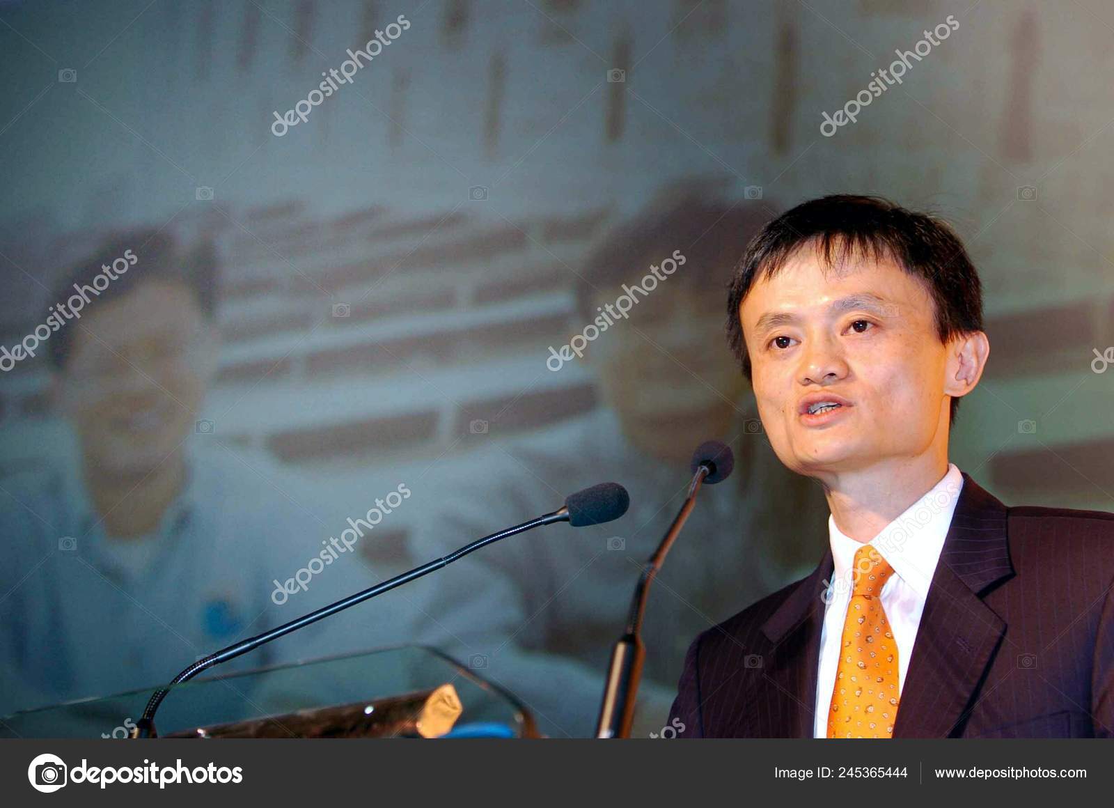 Yun Jack Chairman Ceo Alibaba Com Speaks Joint News Conference — Stock ...