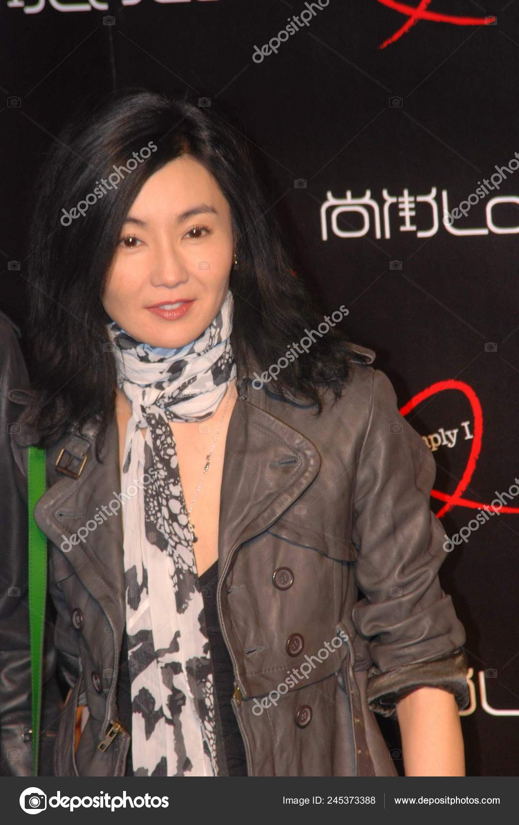 Hong Kong Actress Maggie Cheung Poses Charity Event Shanghai December ...