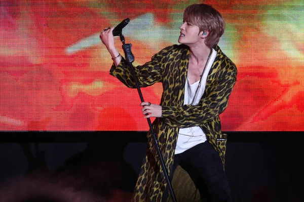 TAIWAN OUT * * El cantante y actor Kim Jae-joong, también conocido como Jaejoong, del grupo pop ...