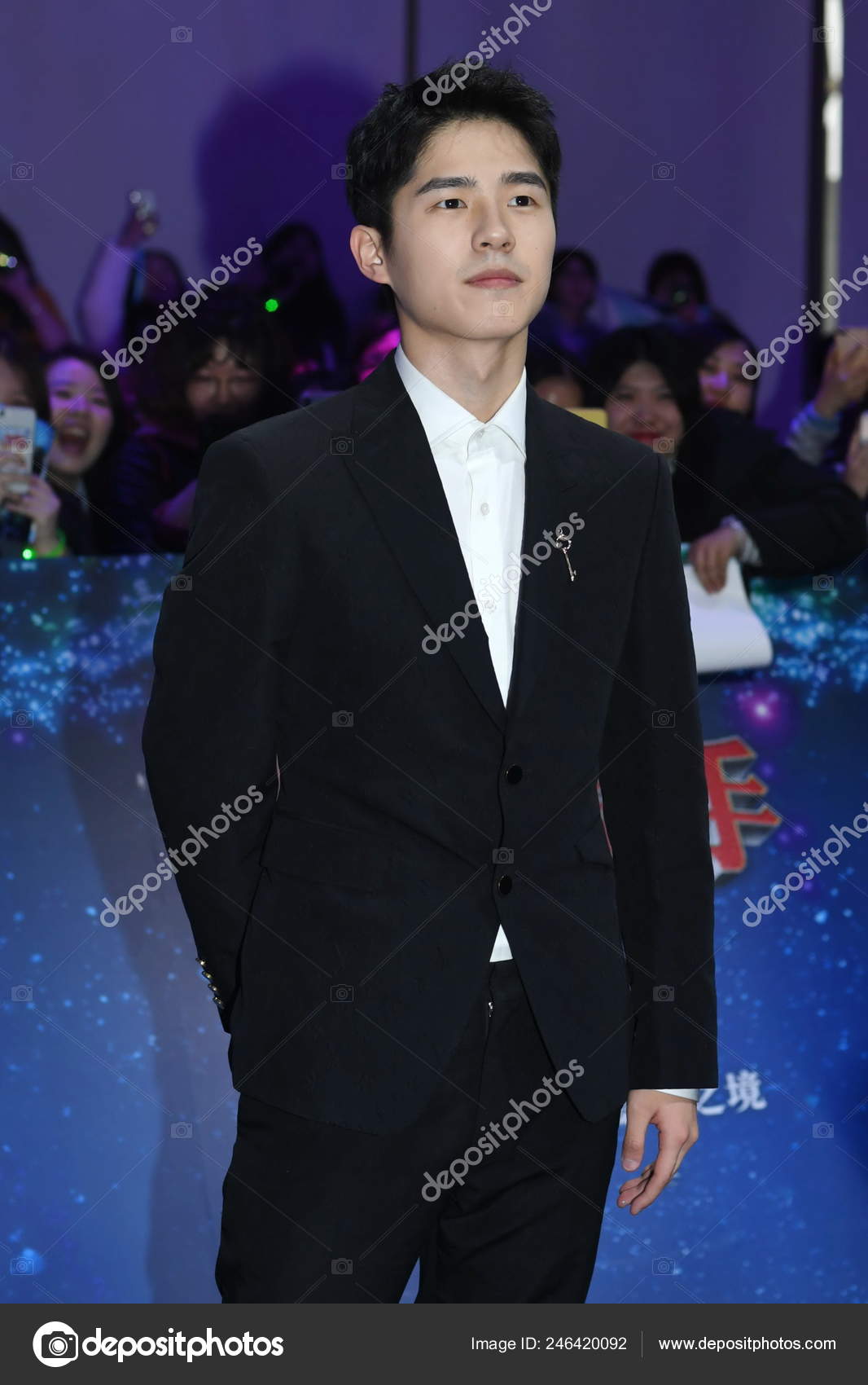 Chinese Actor Liu Haoran Attends Premiere Event New Movie How — Stock ...