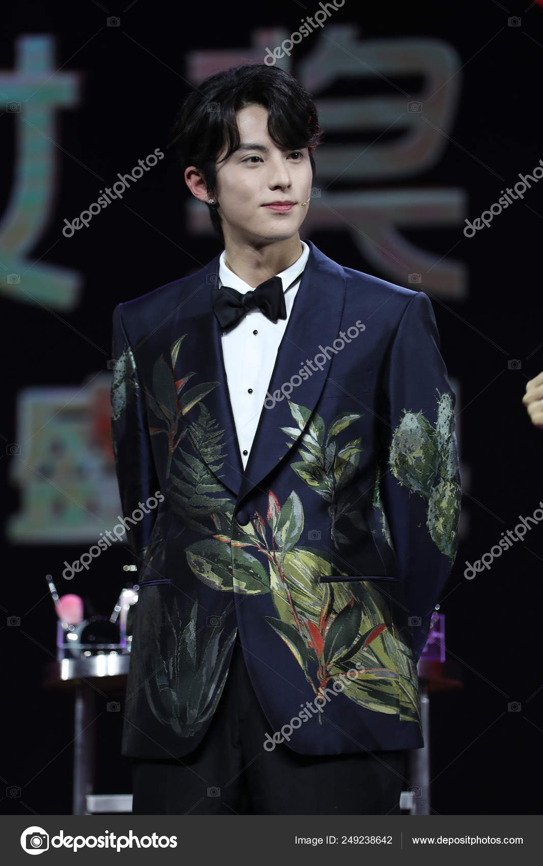 Chinese Actor Dylan Wang Hedi New Lineup Chinese Boy Group — Stock ...