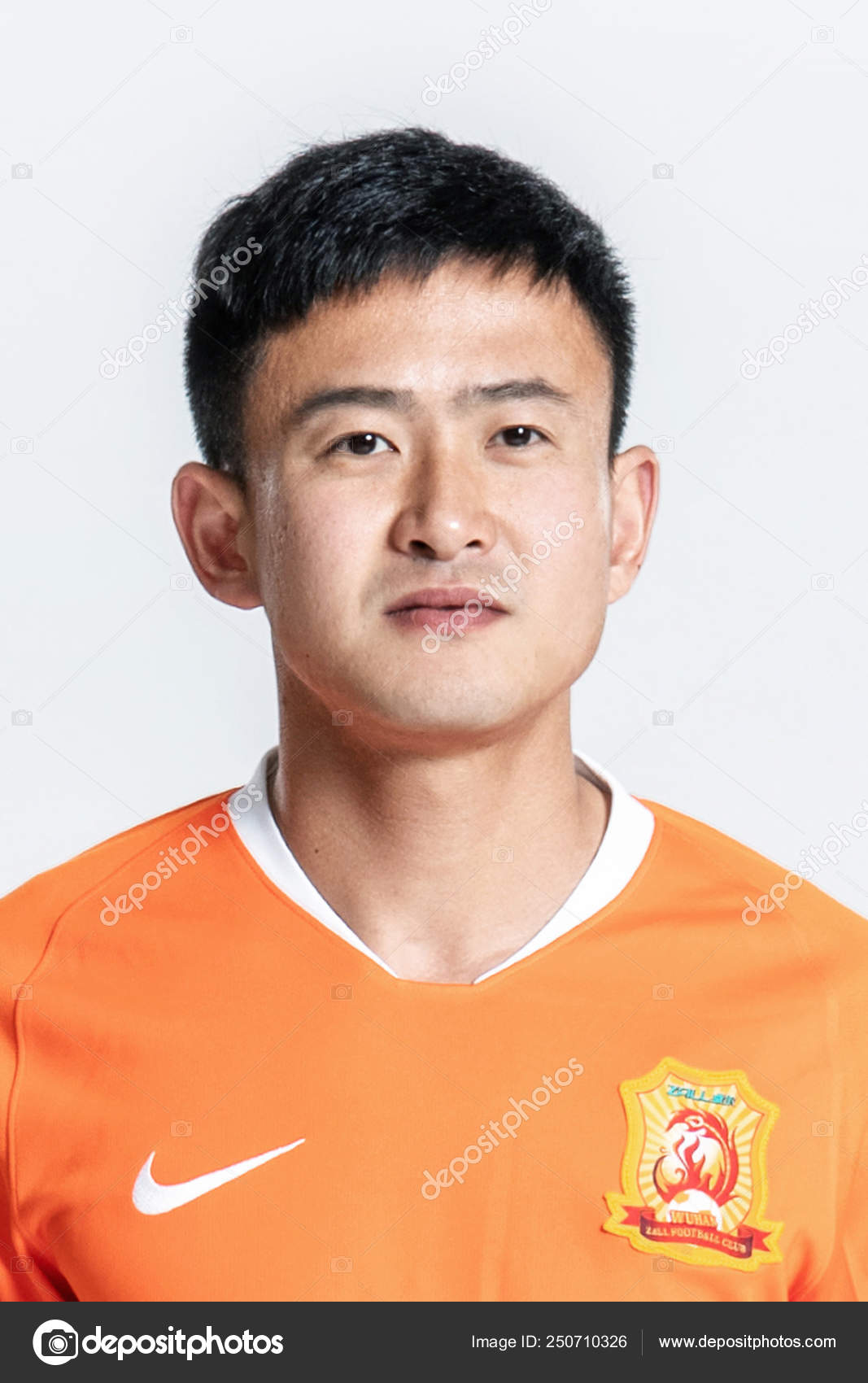 Chinese Soccer Player Yao Hanlin Wuhan Zall 2019 Chinese Football ...