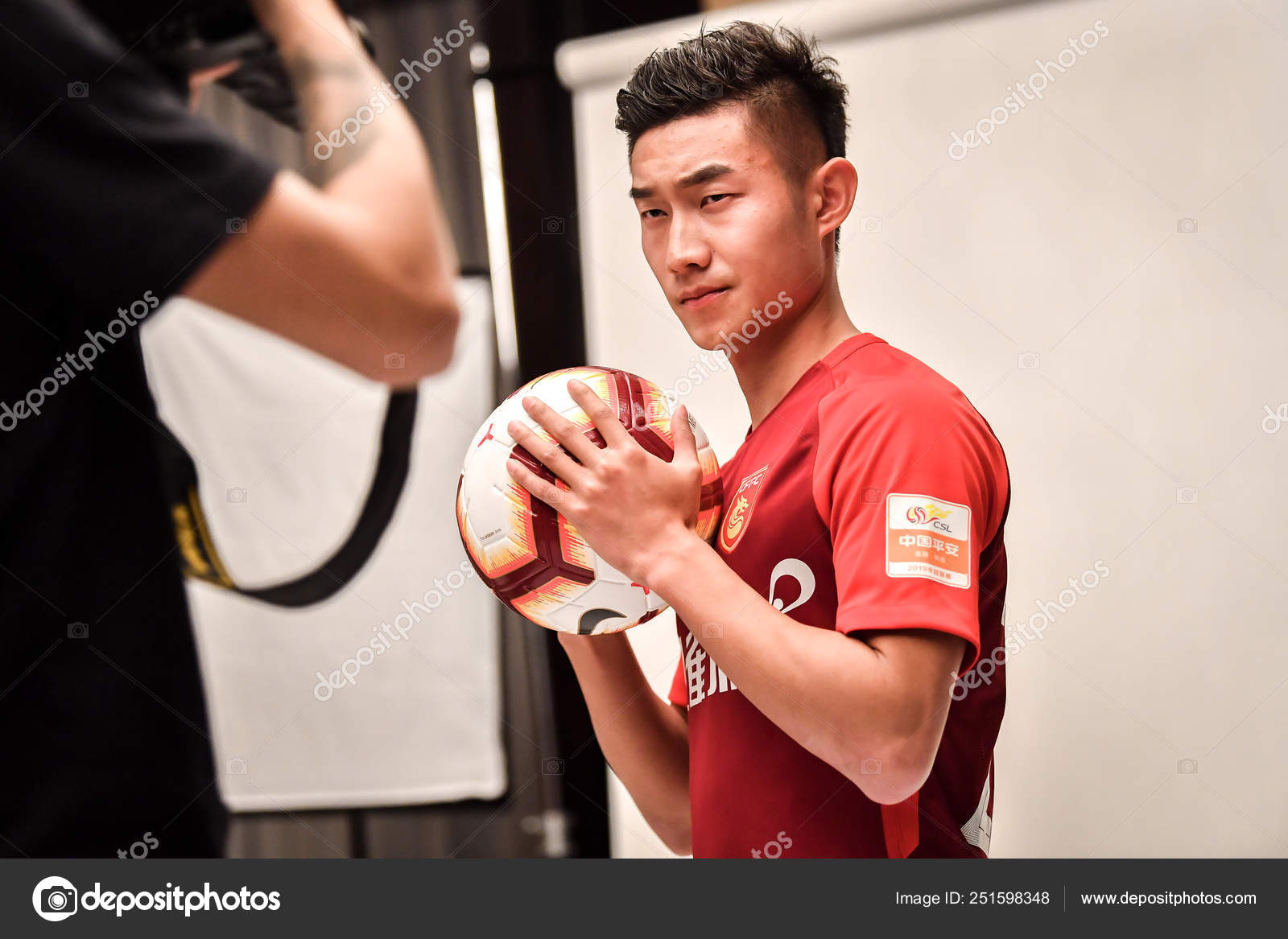 Exclusive Gao Huaze Hebei China Fortune Poses Filming Session Official — Stock Editorial Photo ...