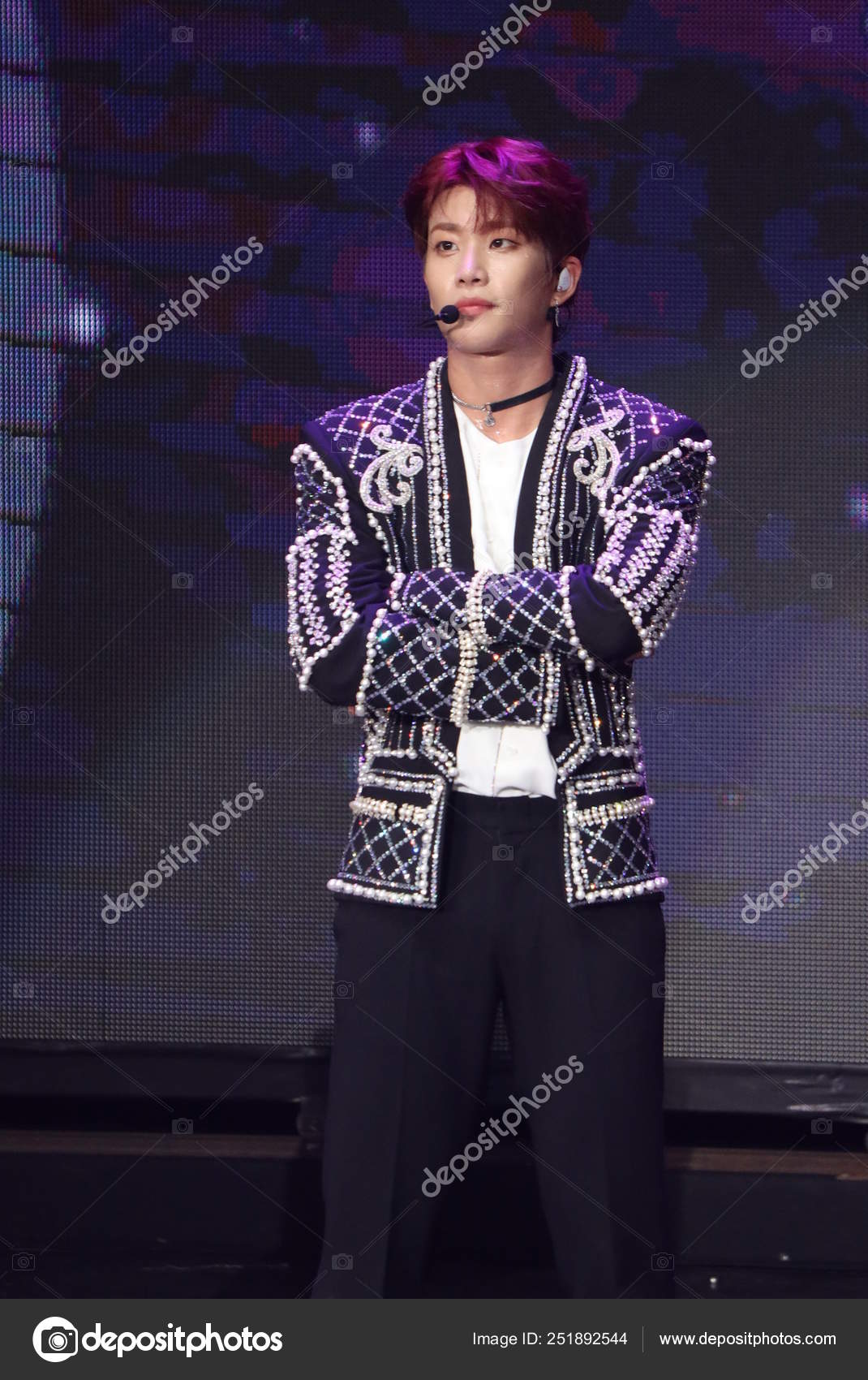 Member South Korean Boy Group Astro Performs 2Nd Astroad Taipei — Stock ...