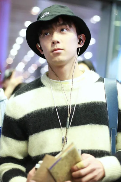 Chinese Actor Leo Lei Known Nation Little Brother China Arrives – Stock ...