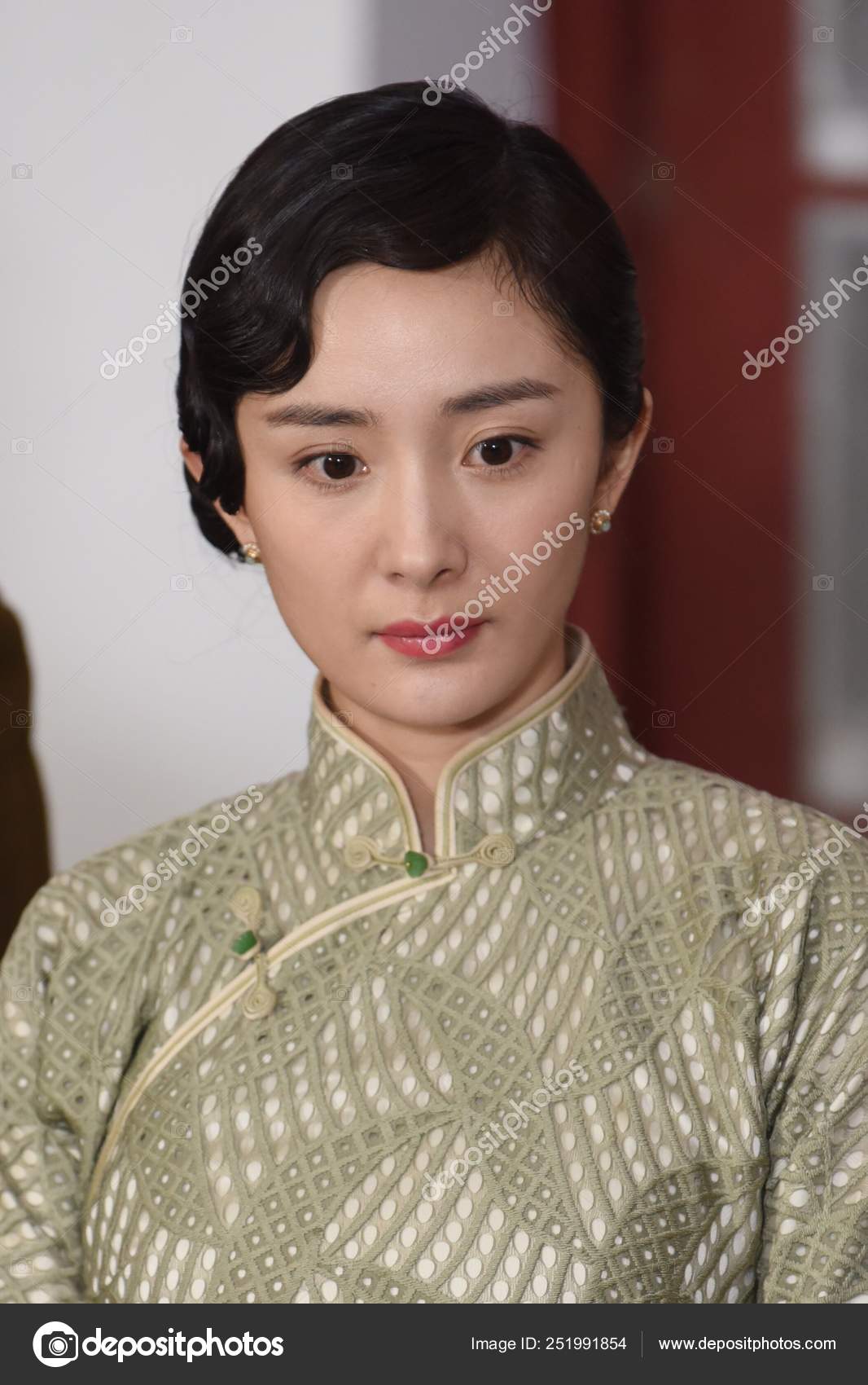 Chinese Actress Yang Attends Group Interview New Movie Liberation ...