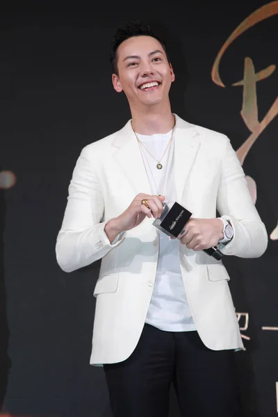 Hong Kong Singer Actor William Chan Poses Unveiling Ceremony Wax ...