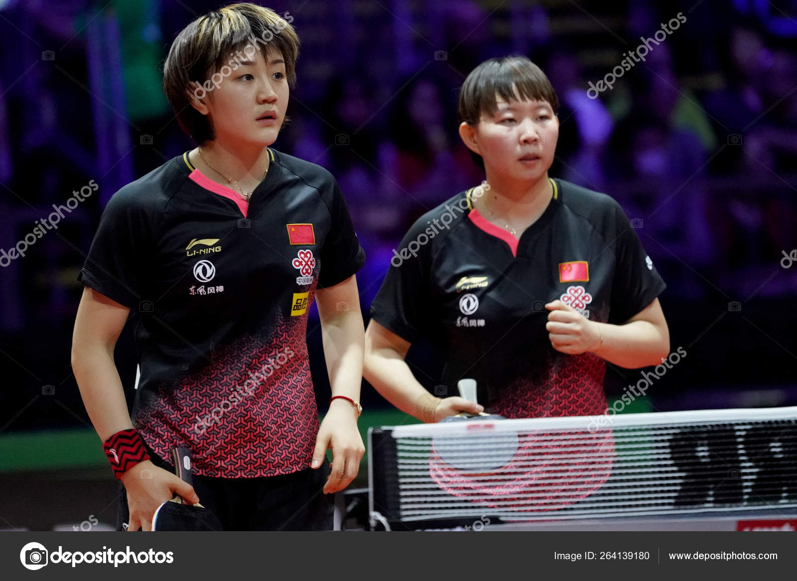Chen Meng Zhu Yuling China Celebrate Scoring Doo Hoi Kem – Stock ...