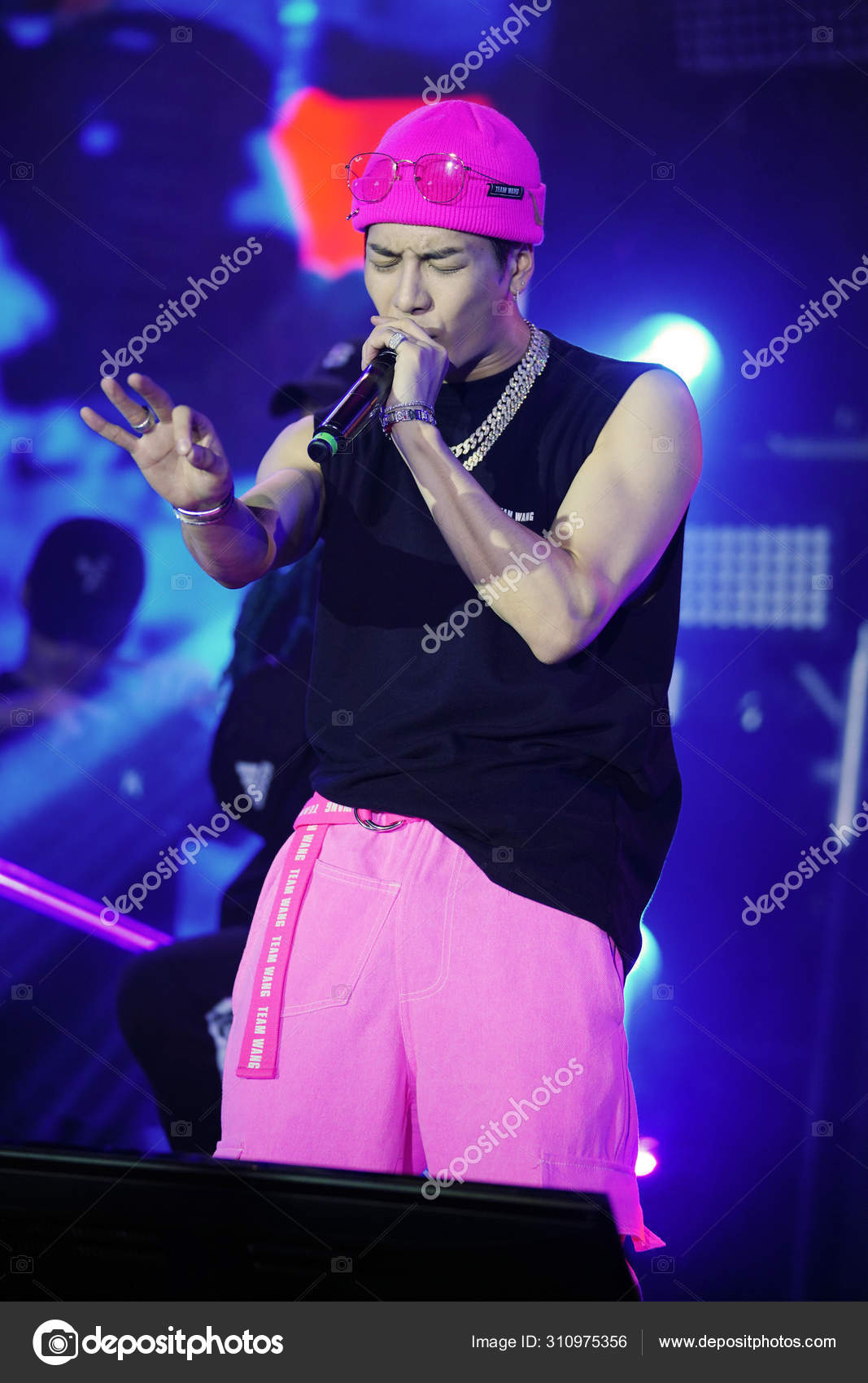 Local Rapper On Stage