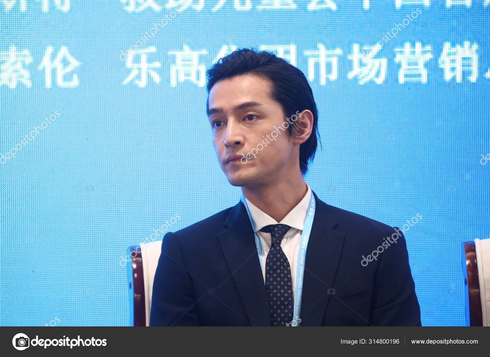 Chinese Actor Singer Also Known Hugh Delivers Speech Advice Juveniles ...