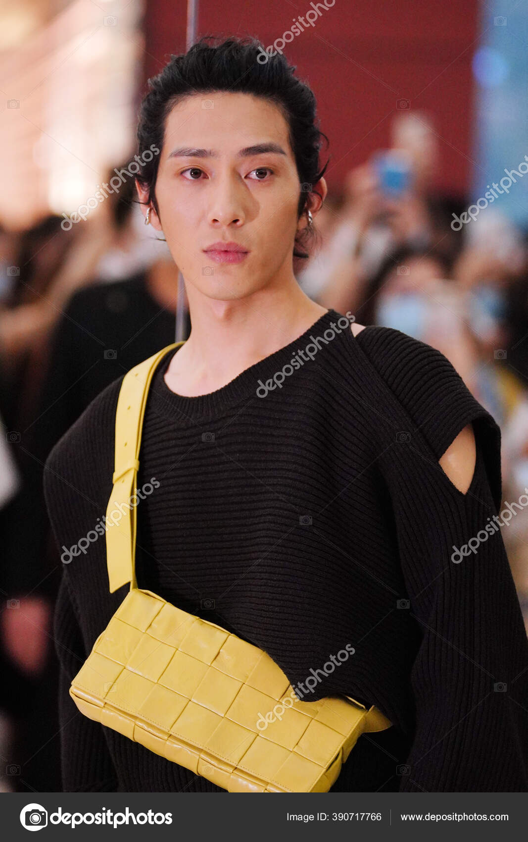 Chinese Actor Singer Jing Boran Shows Promotional Event Bottega Veneta ...
