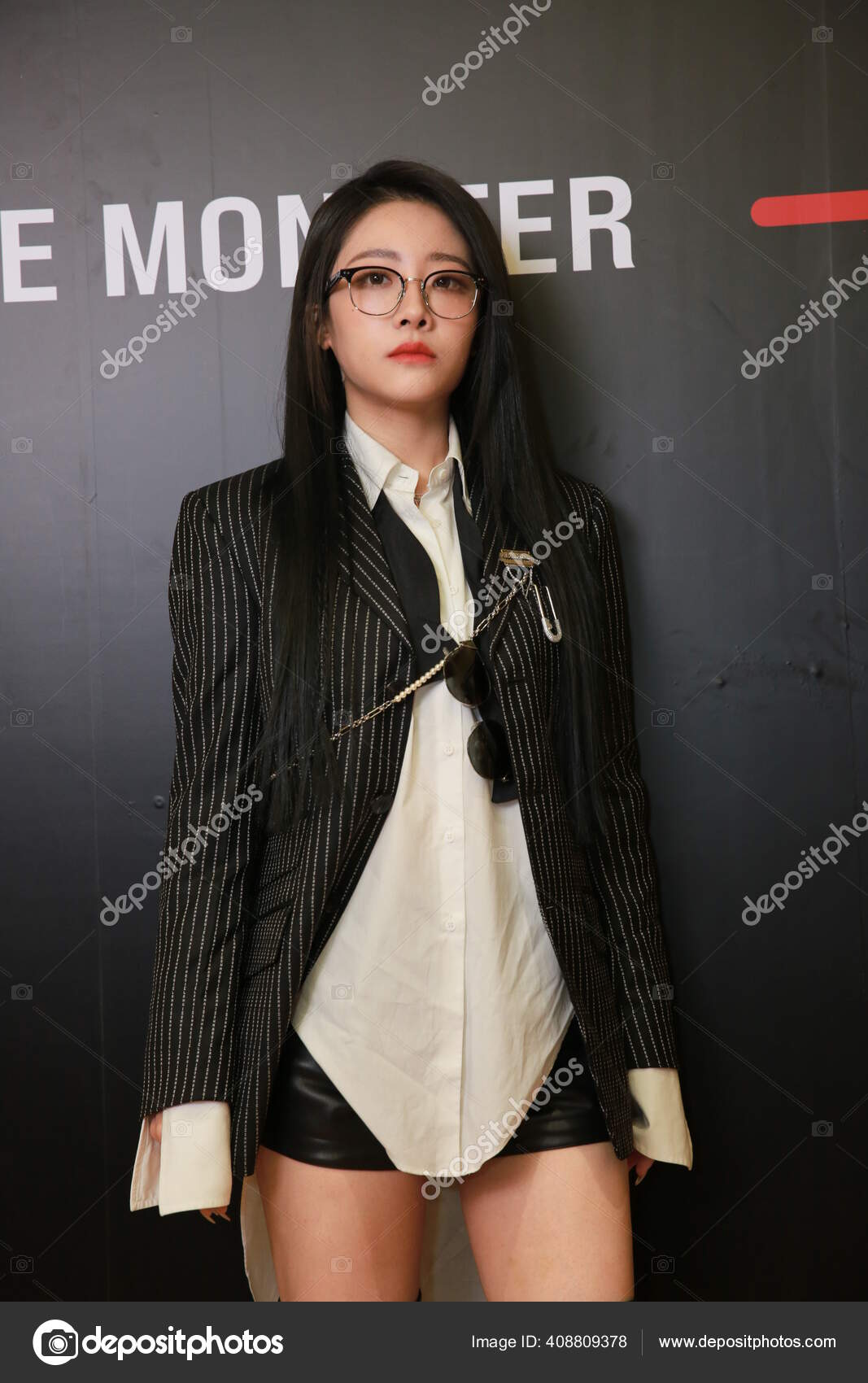 Chinese Idol Singer Yan Member Girl Group The9 Also Known — Stock ...