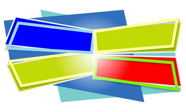 Vector photo frames with trendy color palette Stock Vector Image by ...