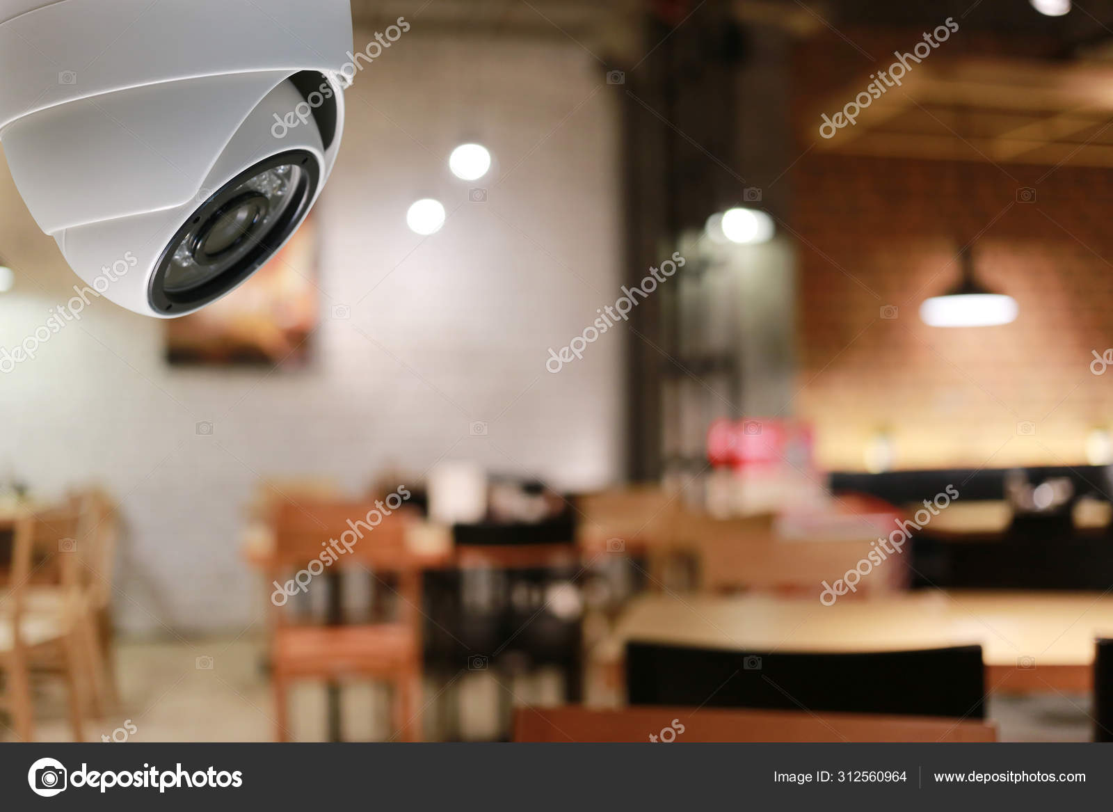 CCTV tool in coffee cafe Equipment for security systems. Stock Photo by ...