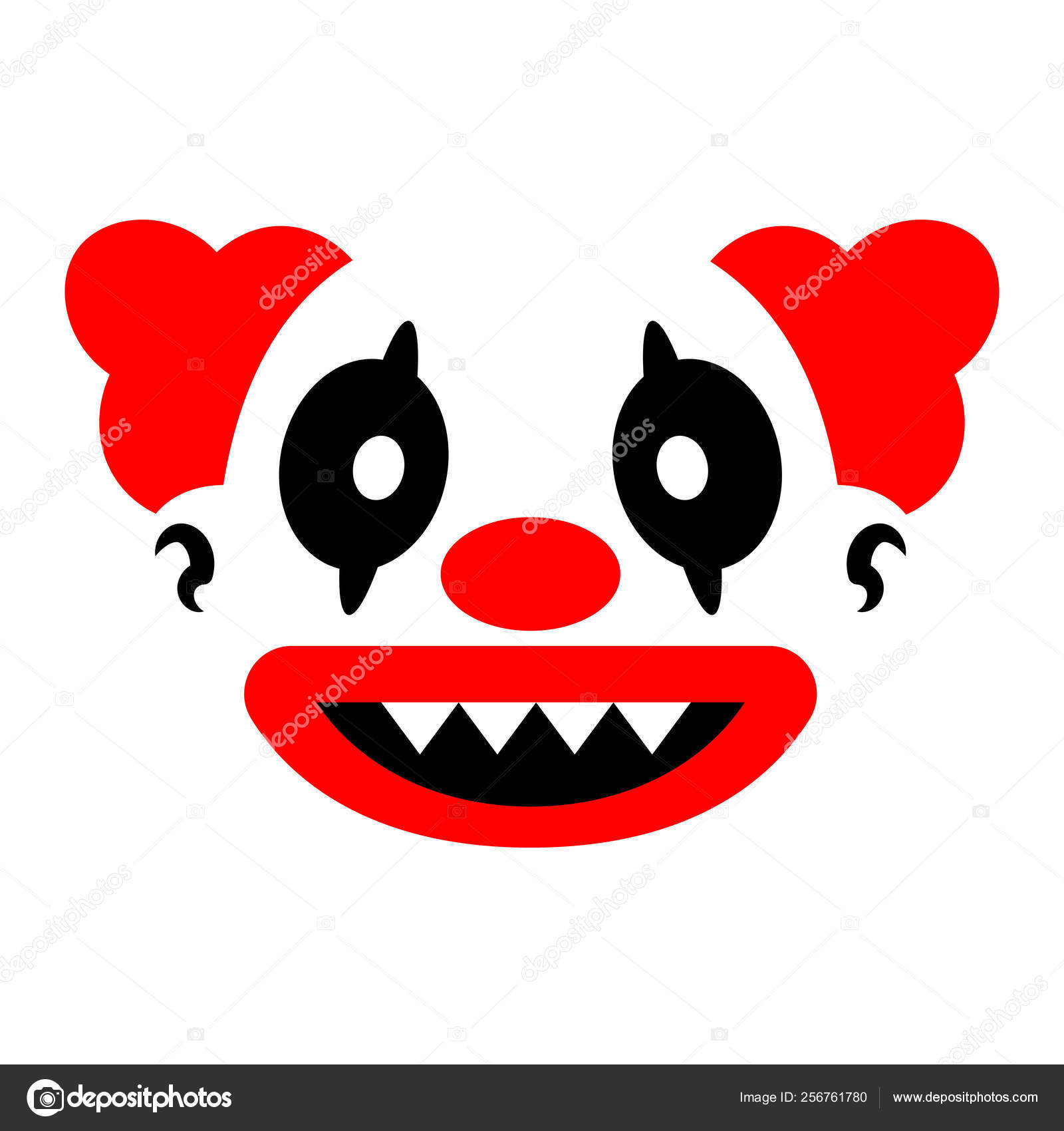 Cartoon Clowns Faces