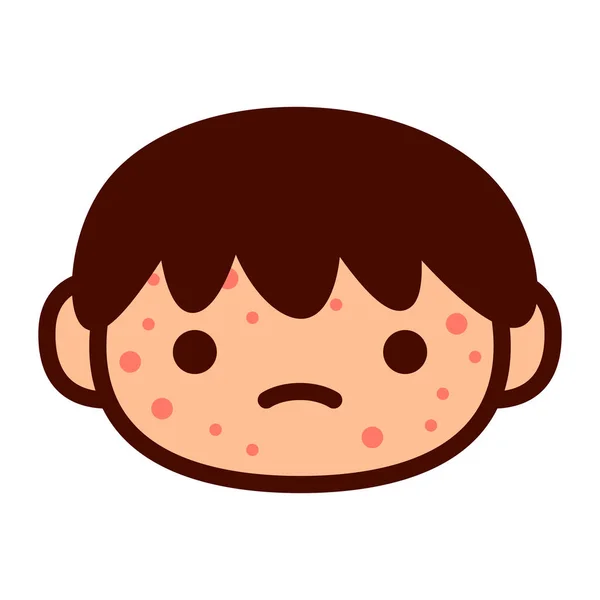 Measles rash imágenes de stock de arte vectorial | Depositphotos