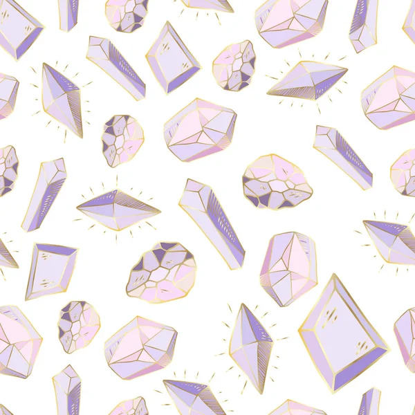 Seamless pastel diamonds pattern. Background with colorful gemst Stock ...