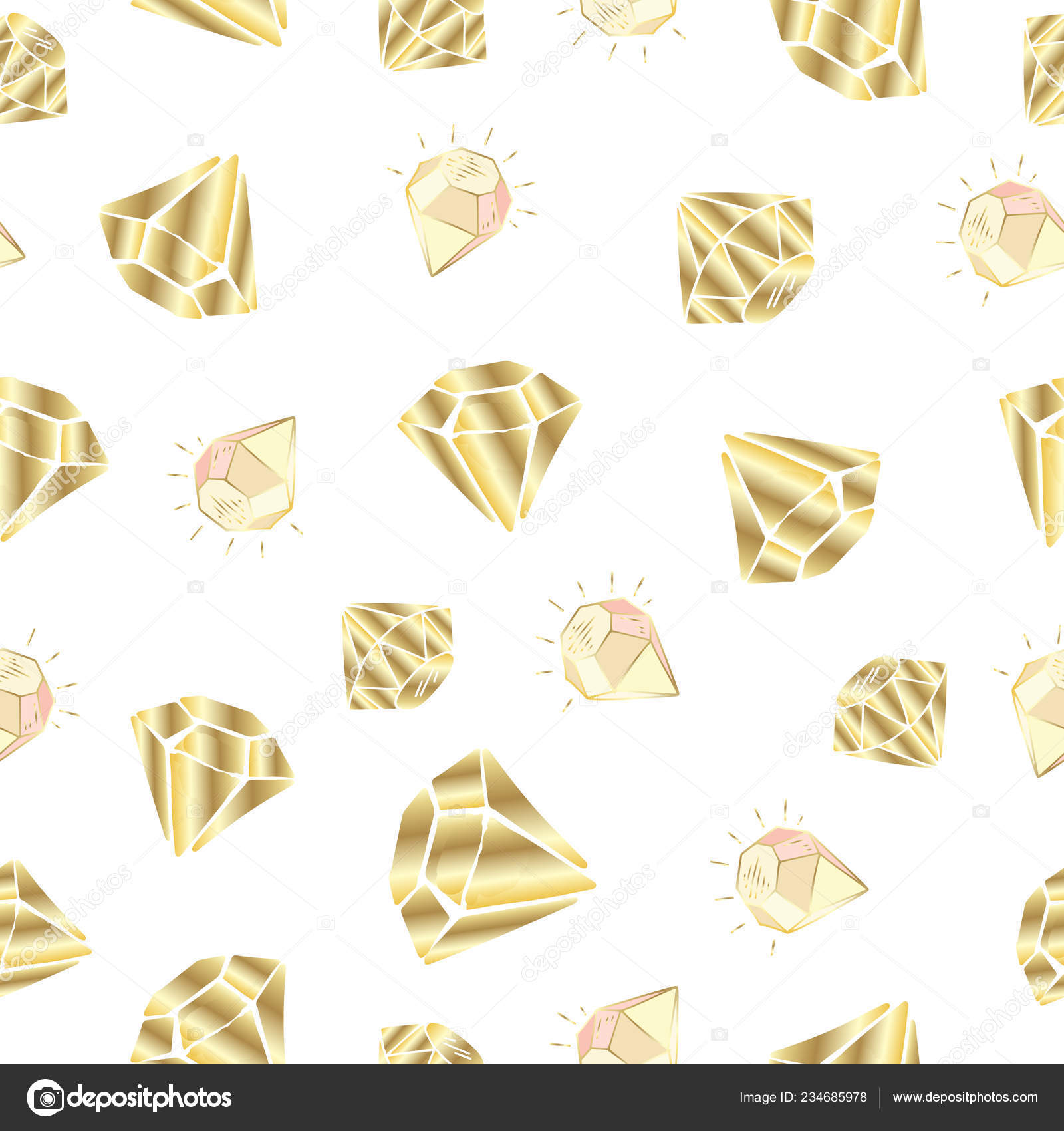 Vector crystals set Stock Vector by ©Sunniwa 234685978