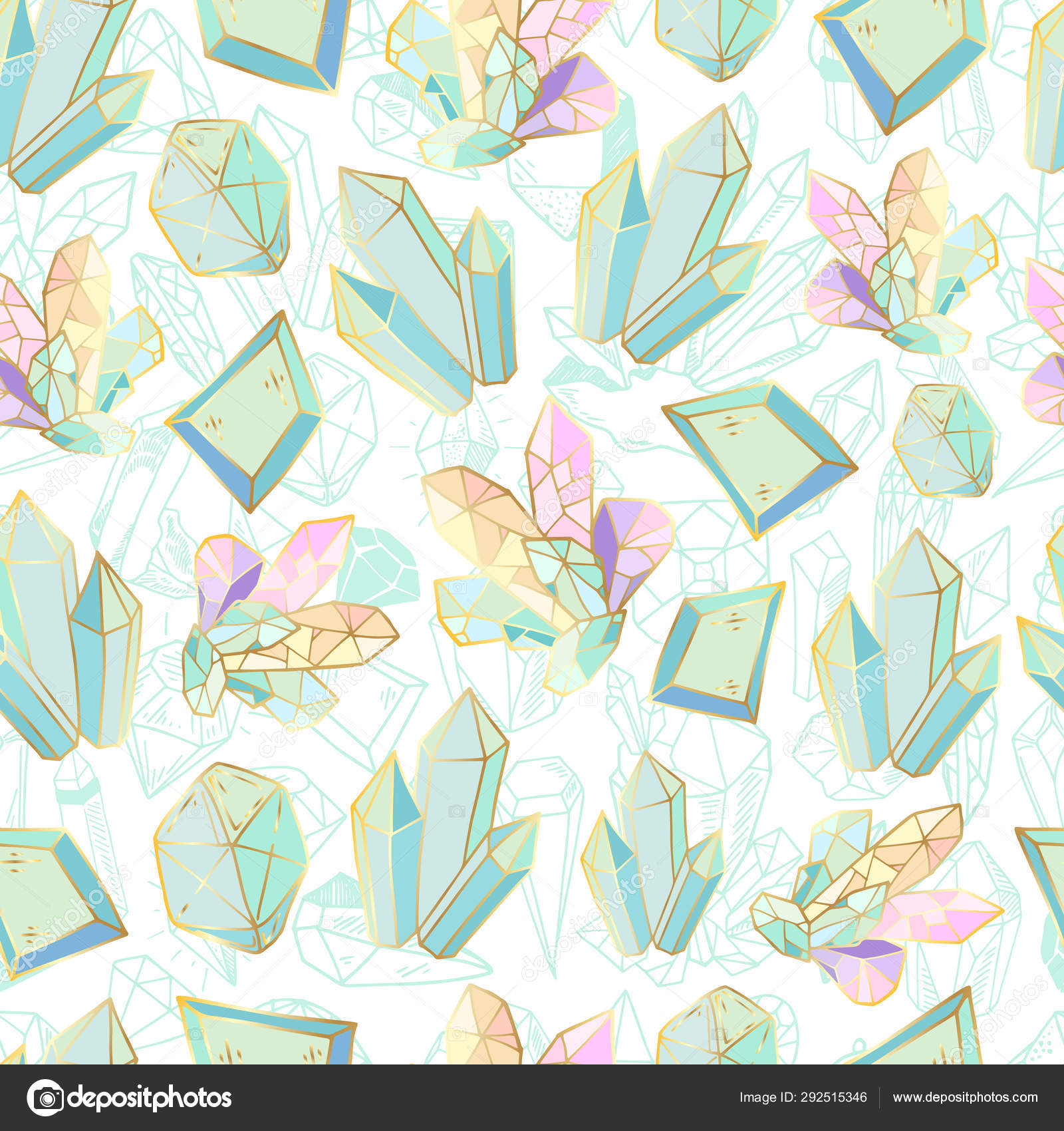 New Crystals Set Stock Vector Image by ©Sunniwa #292515346