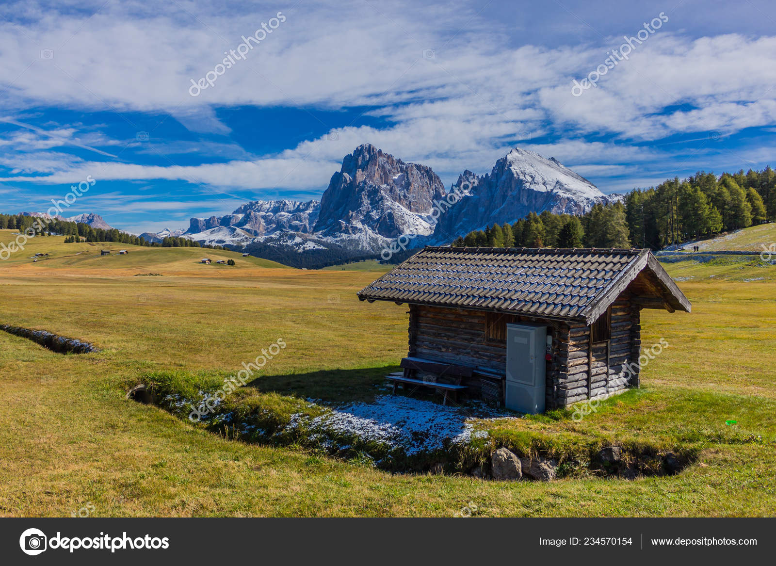 Way Nature Park Seceda Grden Beautiful South Tyrol Stock Photo by ...