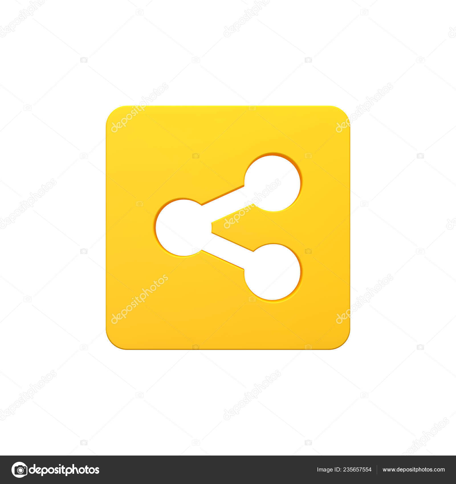 Share Volumetric Render Image Icon — Stock Photo © magfootage #235657554