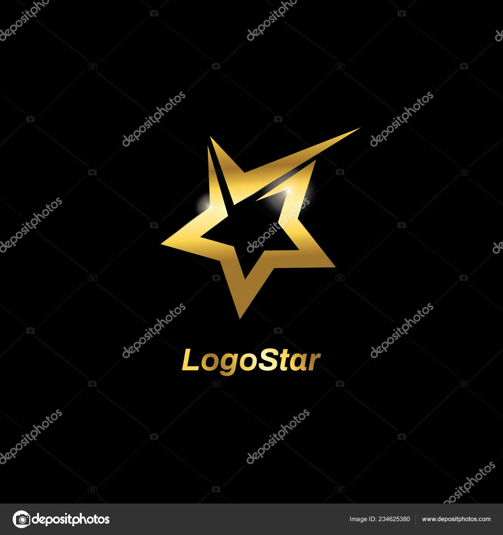Gold Star Verifique Mark Logo Design Símbolo Ícone Vetor de ©logomills ...