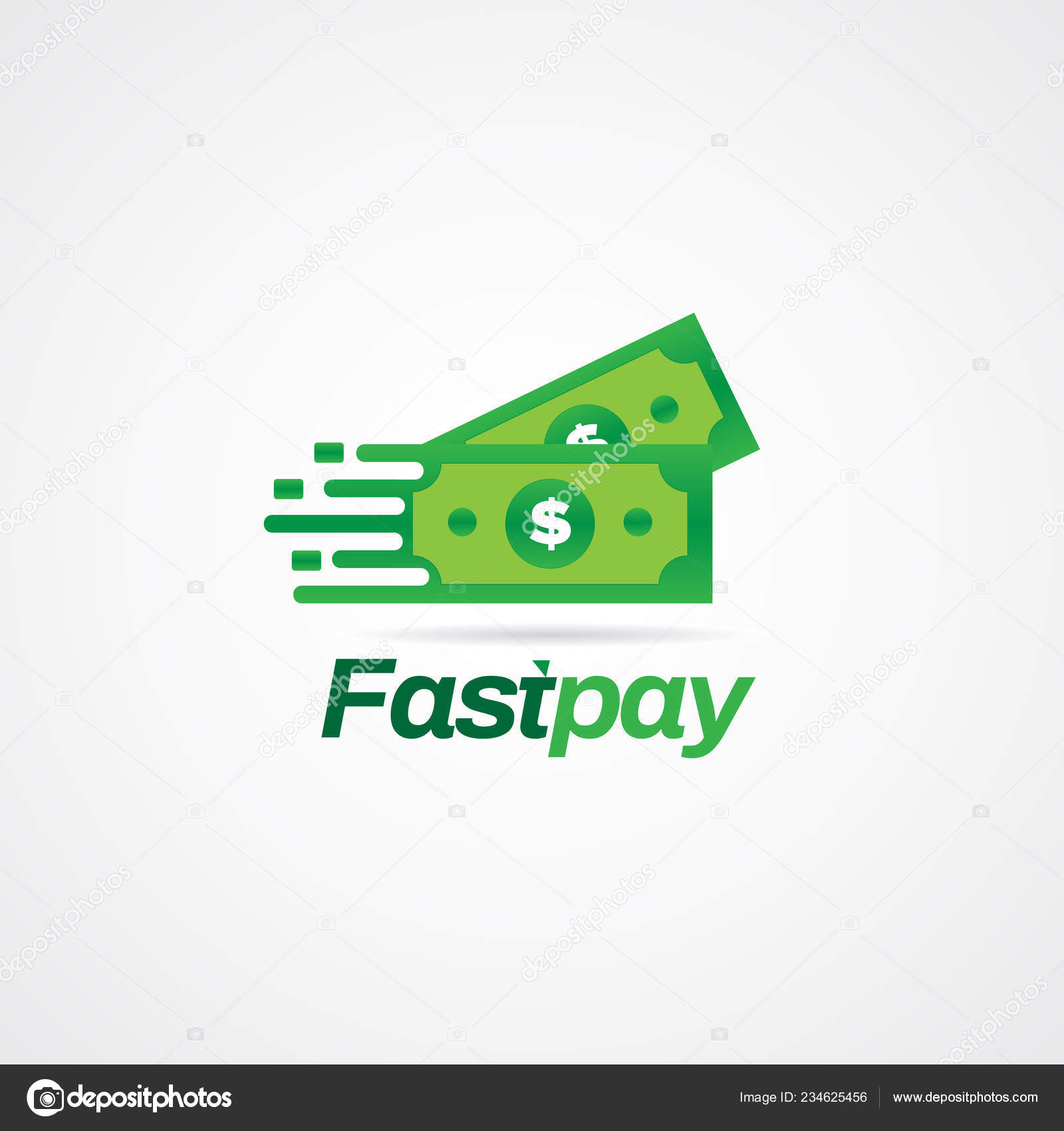 Fast Pay Dollar Money Logo Sign Symbol Icon — Stock Vector © logomills ...