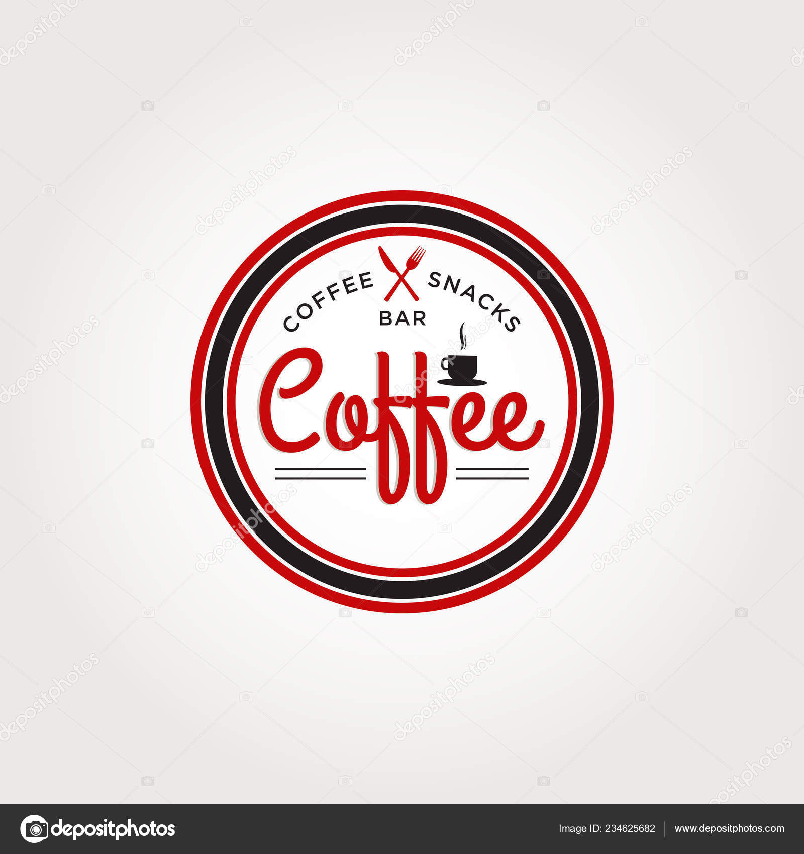 Coffee Snack Bar Logo Symbol Stock Vector Image by ©logomills #234625682