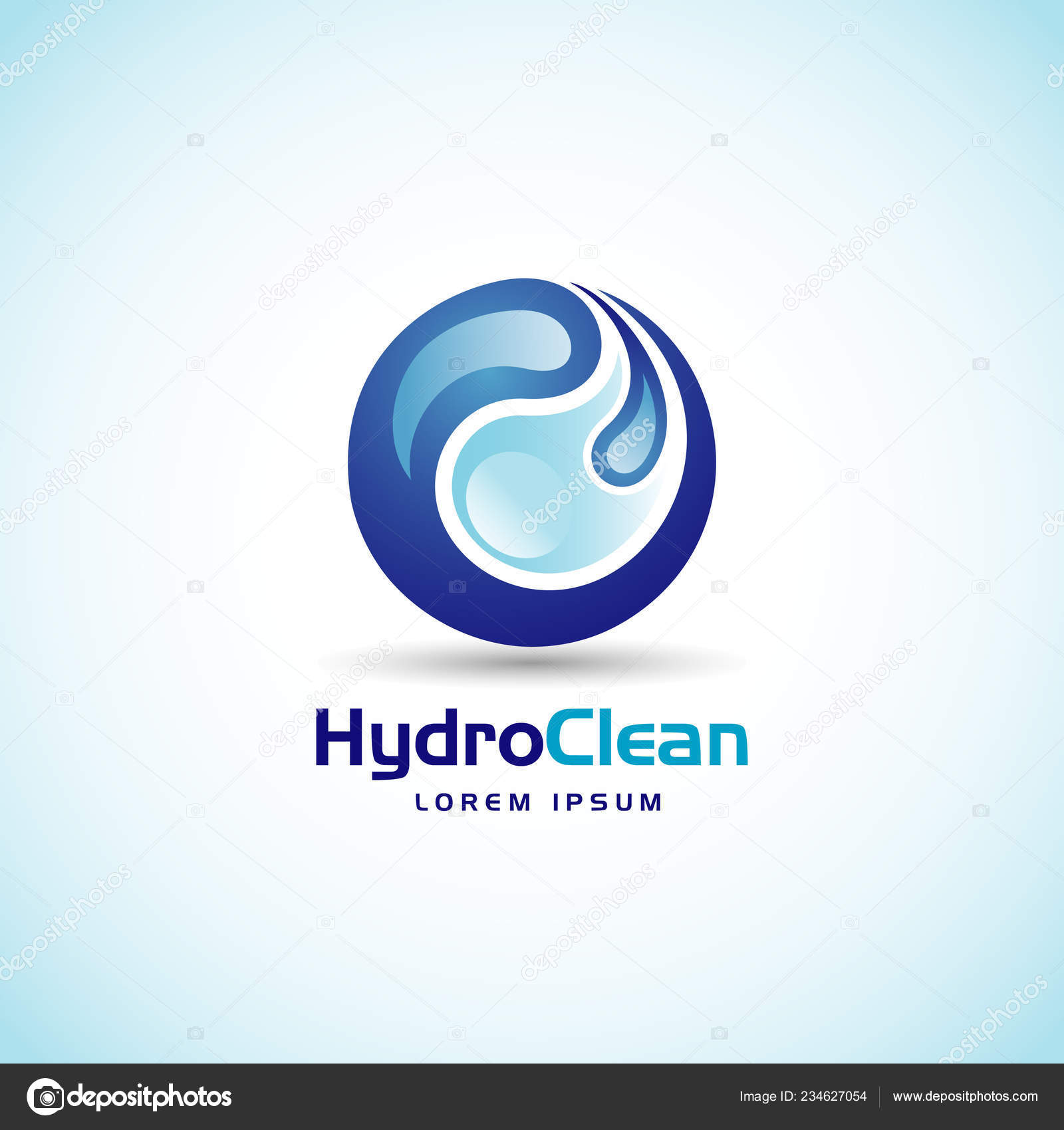 Hydro Clean Logo Sign Symbol Icon — Stock Vector © logomills #234627054
