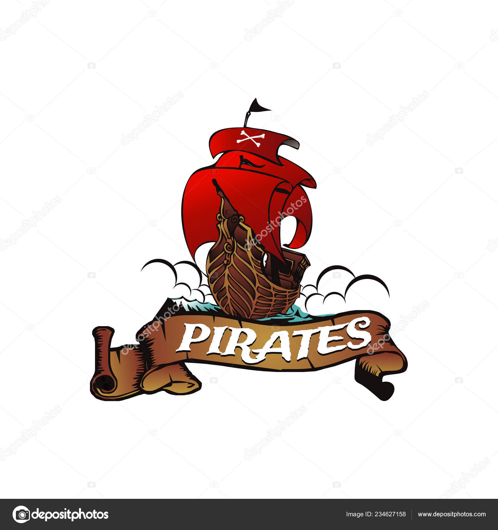 Pirate Ship Logo