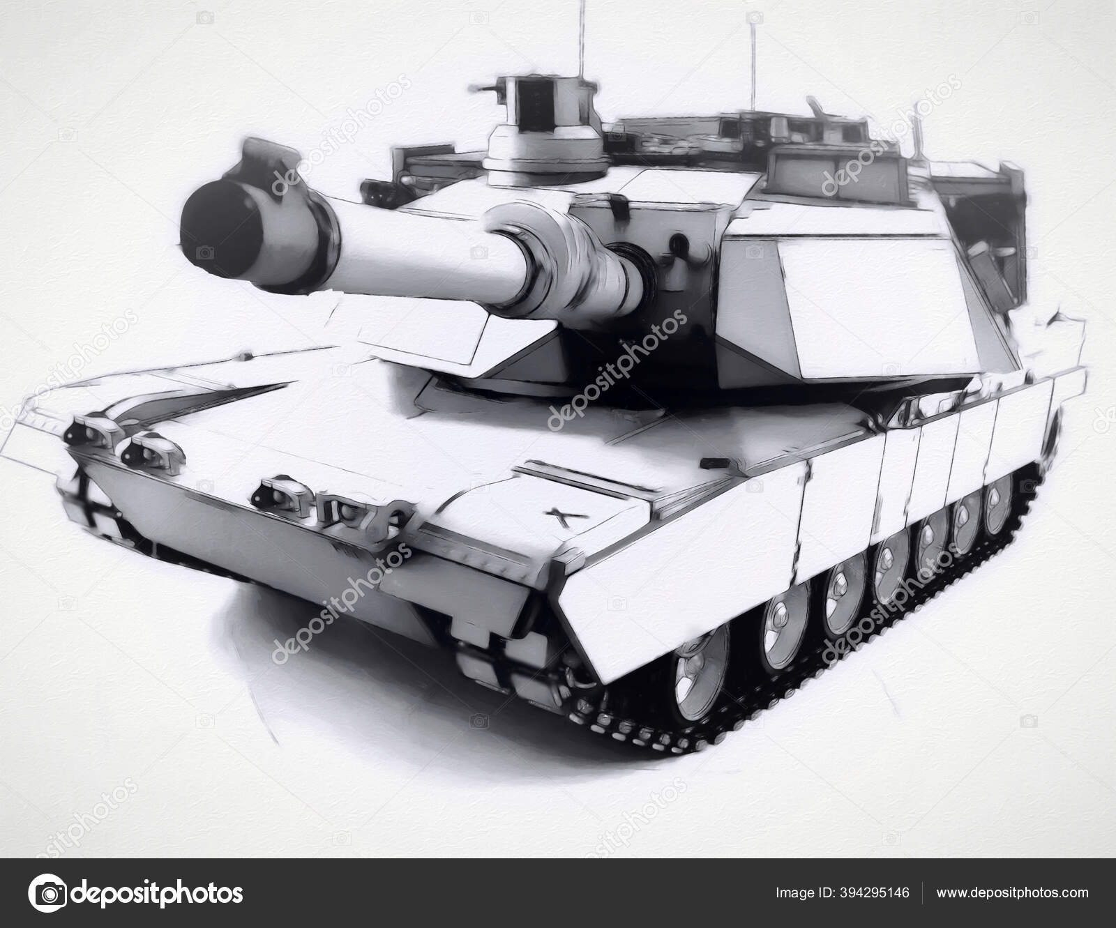 American Tank Abrams — Stock Photo © Romaru #394295146