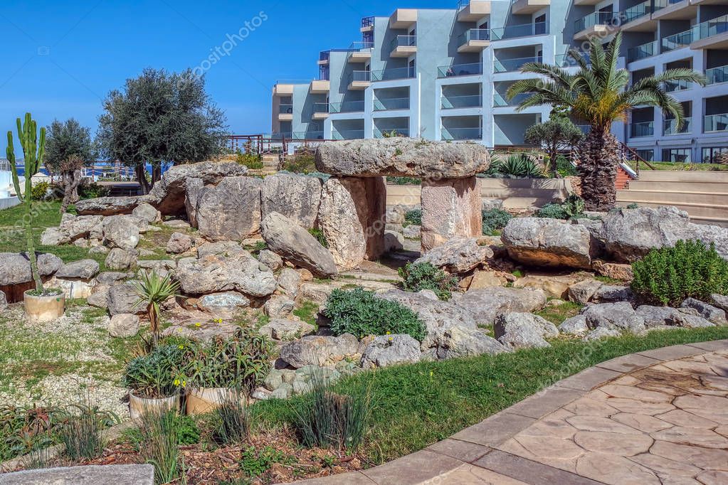 Ruinas de templos megalíticos en Bugibba, Malta 2023