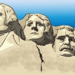 Four presidents Mount Rushmore Stock Vector Image by ©roman4 #9277237