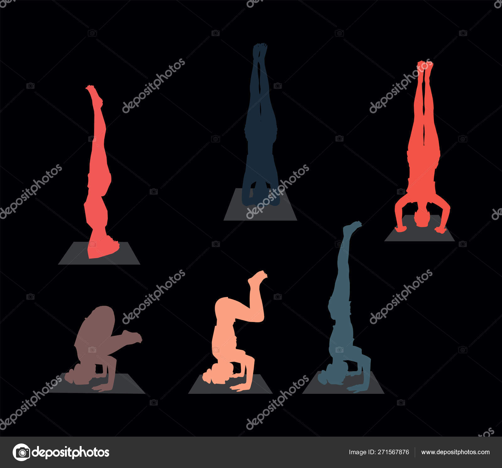 Headstand Silhouette