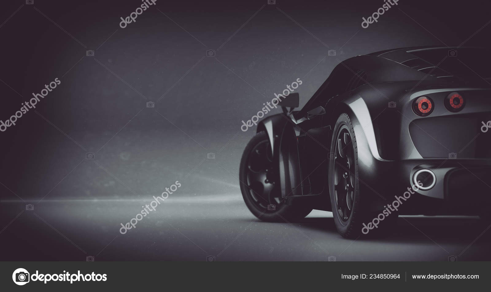 Black Generic Luxury Car Illustration — Stock Photo © ParabolStudio ...