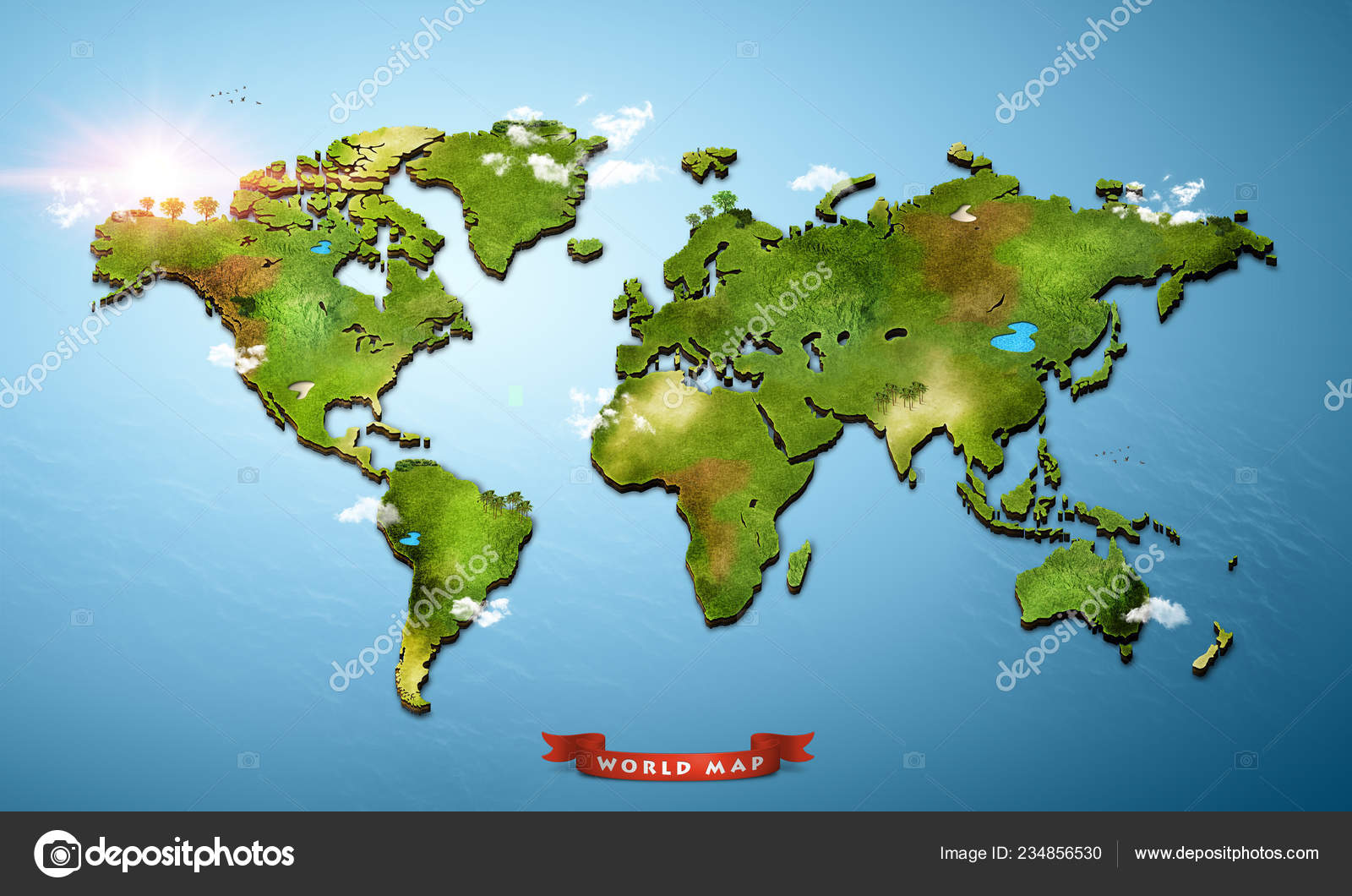 Realistic Planet Maps