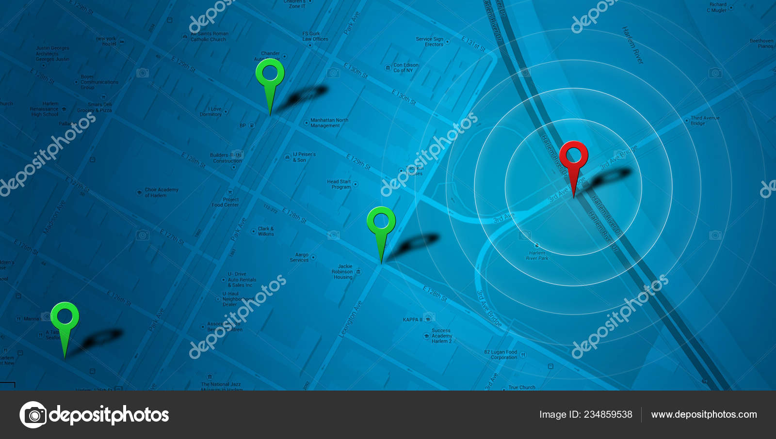 Realistic Map Illustration Island Style — Stock Photo © ParabolStudio ...