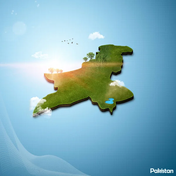 Realistic Map Singapore Illustration Island Style Stock Photo by ...