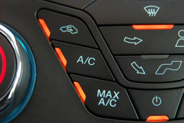 Manual Switches Air Conditioning Dashboard Car — Stock Photo © aselsa ...